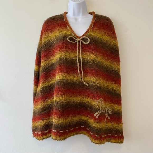 Bit & Bridle | Jackets & Coats | Bit Bridle Poncho Cape With Horse ...